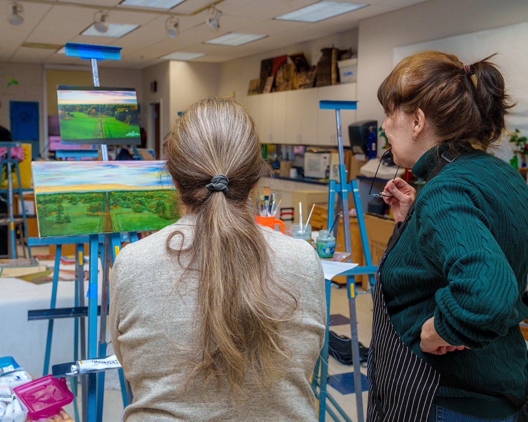 Creativity & Camaraderie In Carroll’s Adult Art Classes